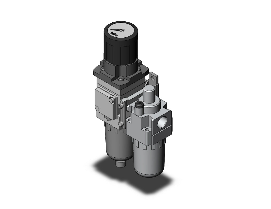 ACG20A-N02G1-3CZ REG W/INTEGRAL PRESSURE GAUGE — Power Motion and ...